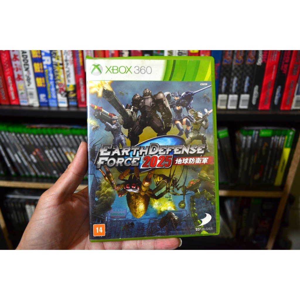 Earth Defense Force 2025 Xbox 360 Original Físico | Shopee Brasil