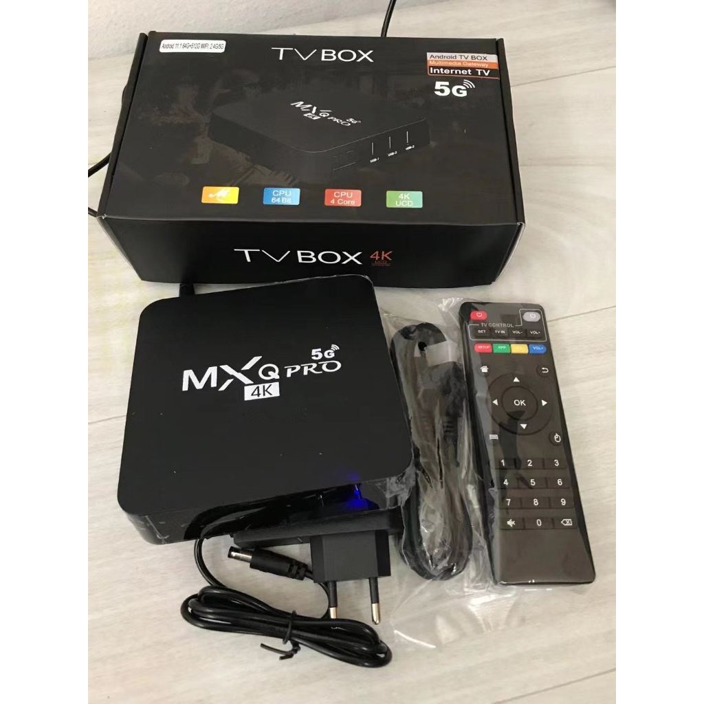 APARELHO TVBOX SMART CONVERSOR MXQPRO 64GB+512GB ANDROID | Shopee Brasil