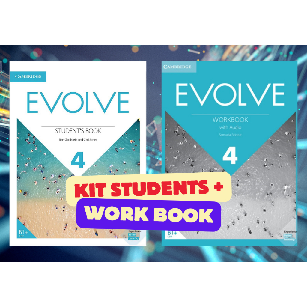 Evolve 4 Student's book + Workbook completo ( Impresso em papel 90 gramas) | Shopee Brasil