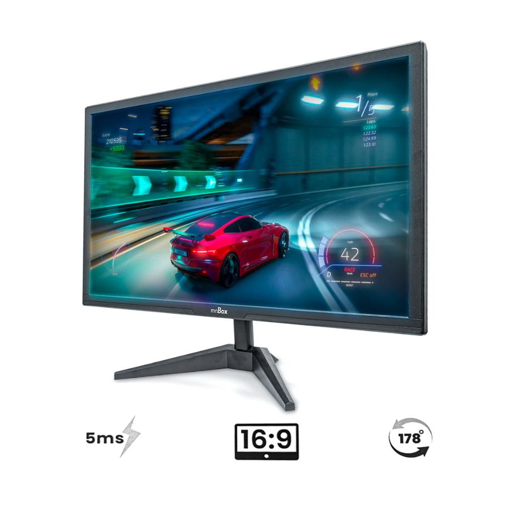 Monitor LED 24 Polegadas HD 1920x1080 Contraste 1000:1 Proporção da ...