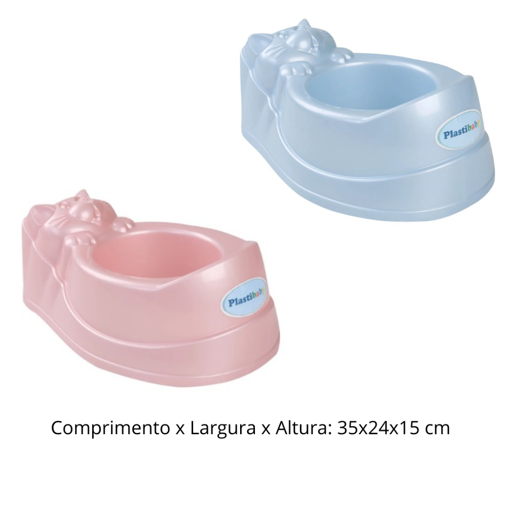Pinico Infantil Bebe Troninho Educativo Urso Plastibaby | Shopee Brasil