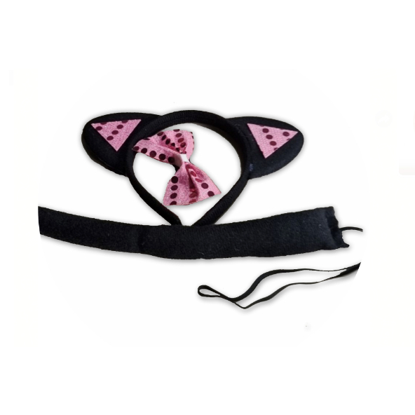 Kit Gatinha Rosa 3 Peças - Carnaval | Shopee Brasil