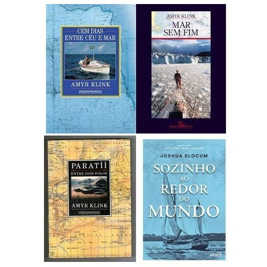 Coleção Amyr Klink - Mar sem Fim / Paratii / Sozinho ao Redor do Mundo ...