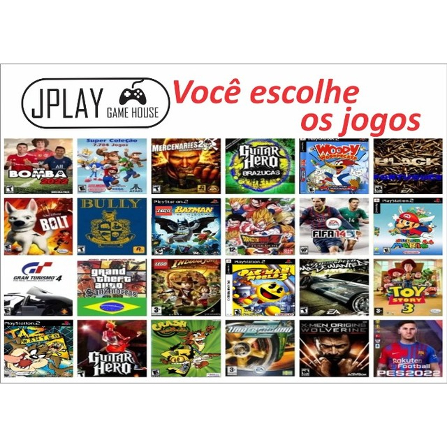 Ps2 Jogos - Temos Jogos Dublados E Legendados Br Escolha O Seu - Liso ...