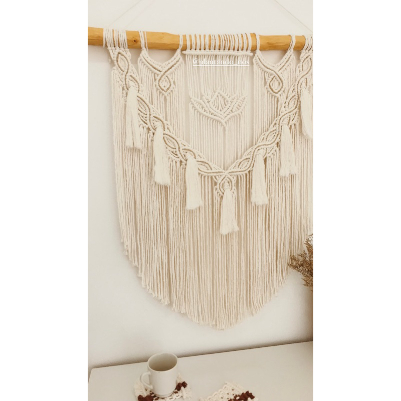 Painel Bali- Painel Macramé | Shopee Brasil