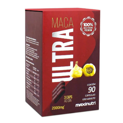 Maca Ultra 2000Mg (100% Maca Peruana) – 90 Cápsulas – Maxinutri ...