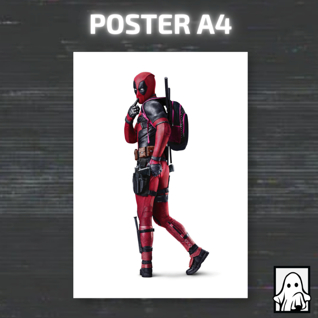 Poster Deadpool | Filme | Tamanho A4 | Shopee Brasil
