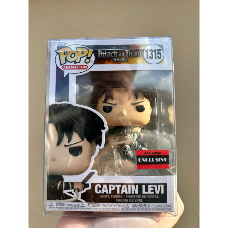 Funko pop! attack on titan- Captain Levi #1315 AAA anime | Shopee Brasil