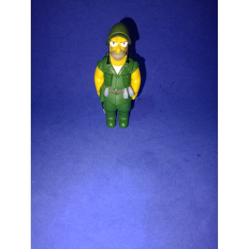 Boneco Abe Simpson Militar | Shopee Brasil