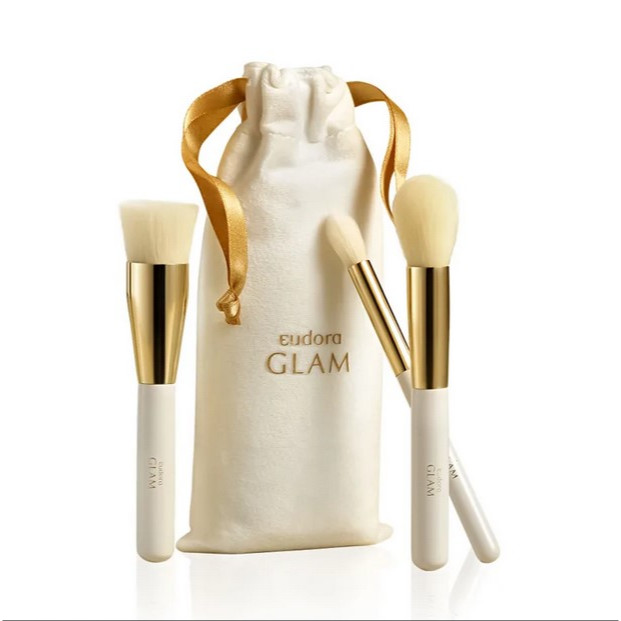 Kit Mini Pincéis Glam | Shopee Brasil