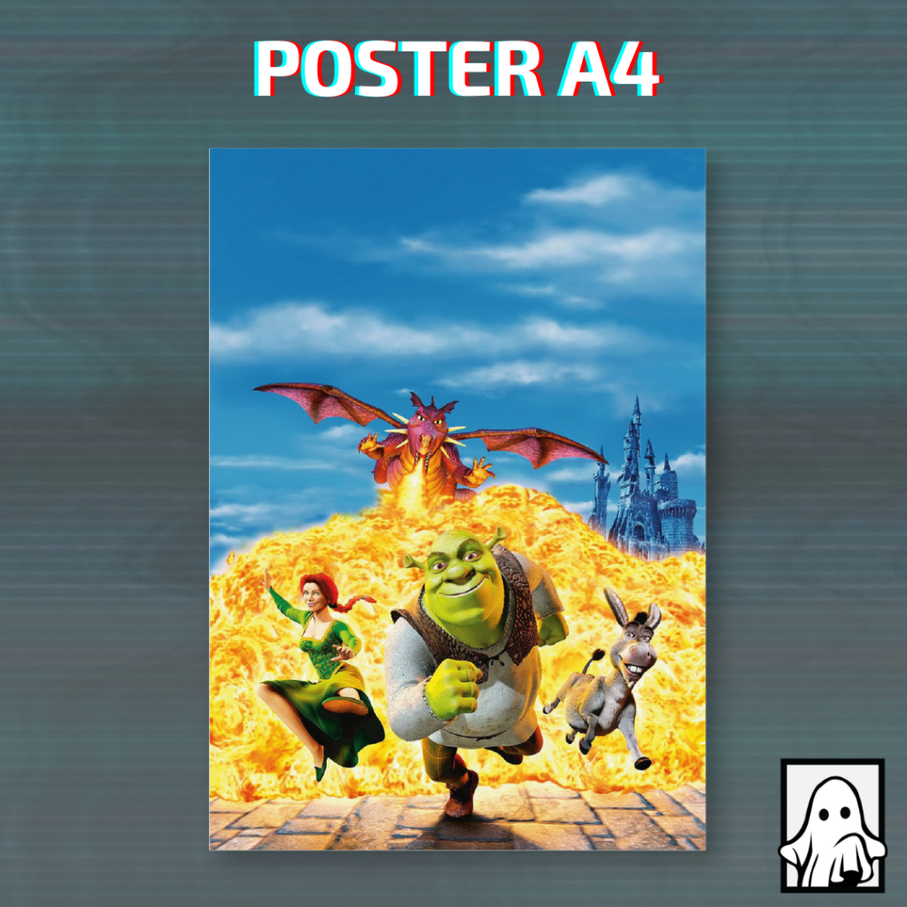 Poster Shrek | Tamanho A4 | Shopee Brasil