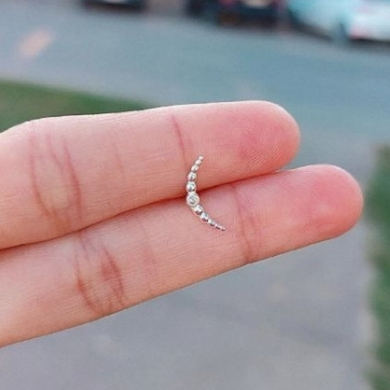 Piercing Hélix, Conch, Cluster Prata925legitima | Shopee Brasil