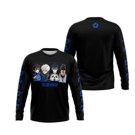 Camiseta Manga Longa Blue Lock - CLBLLK01 | Shopee Brasil