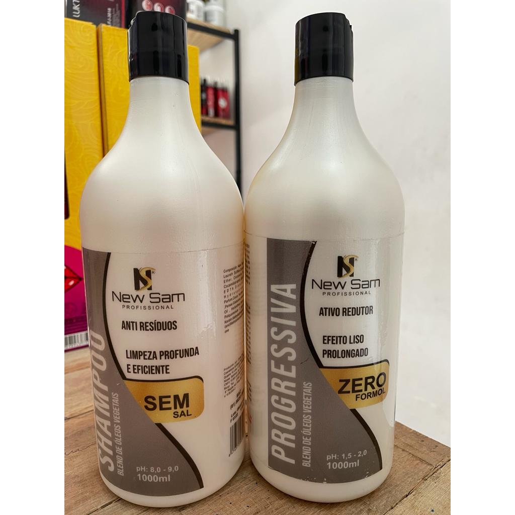 Kit Selagem Progressiva Progress Hair Sem Formol 1 Litro | Shopee Brasil