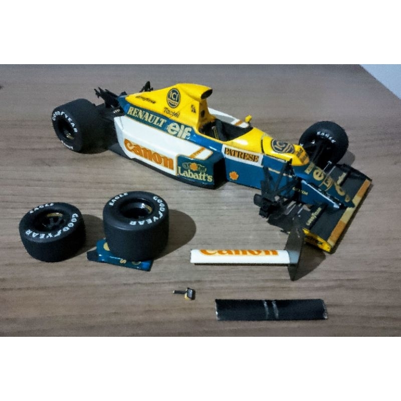 Miniatura kit de plastimodelismo F1 WILLIAMS FW 13B da TAMIYA | Shopee ...