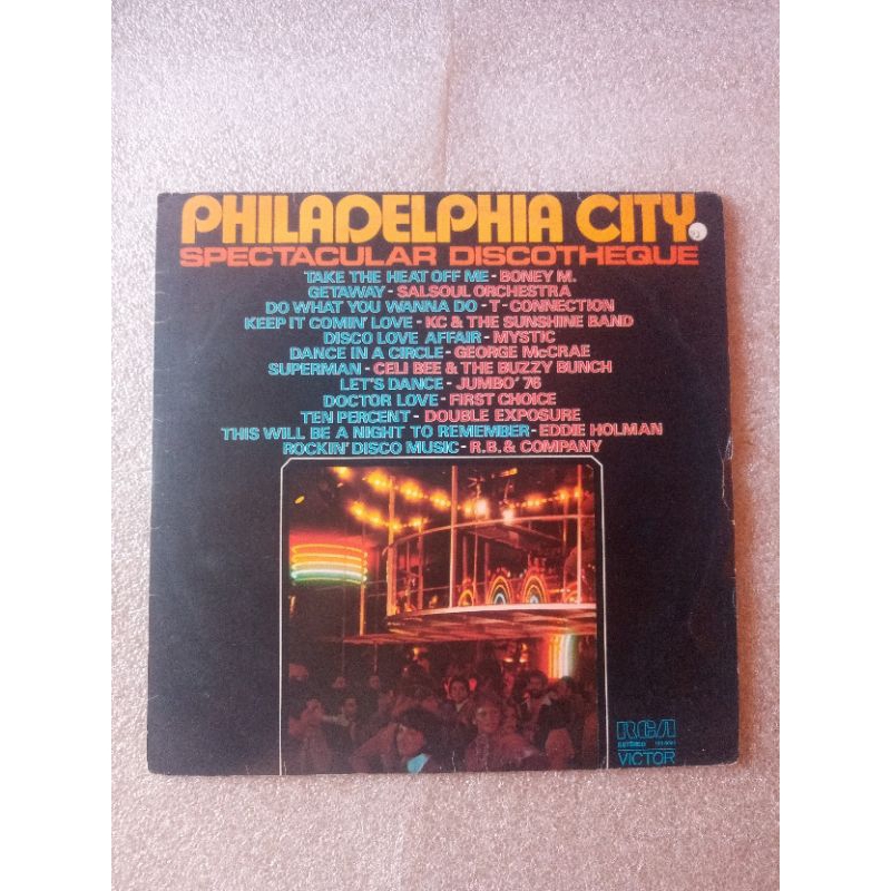 LP Philadelphia City Spetacular Discotheque 1977 T-CONNECTION | Shopee ...