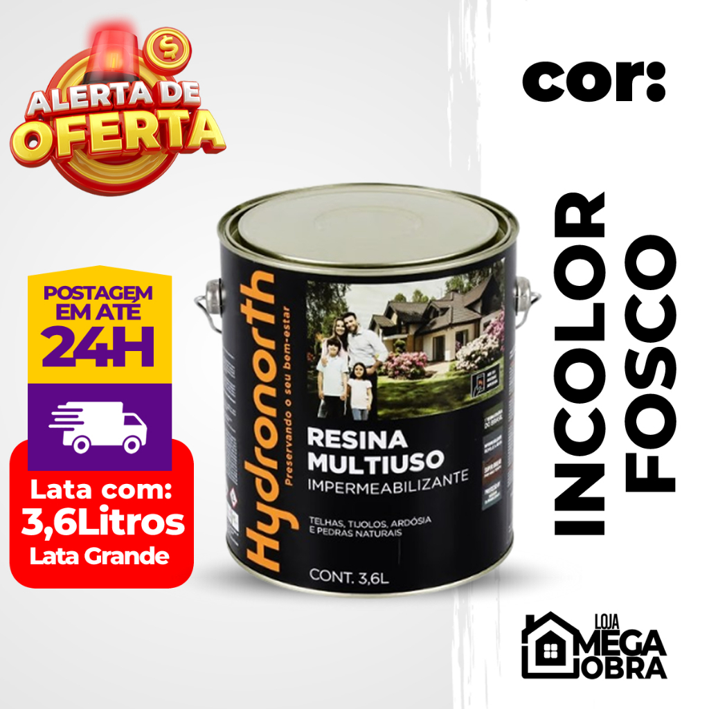 Resina Multiuso Impermeabilizante Telhado Telhas Muros de Pedra ...