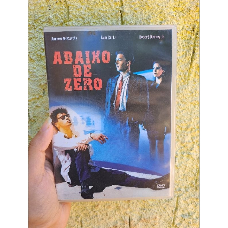 DVD Abaixo de Zero 1987, Robert Downey Jr Dublado | Shopee Brasil