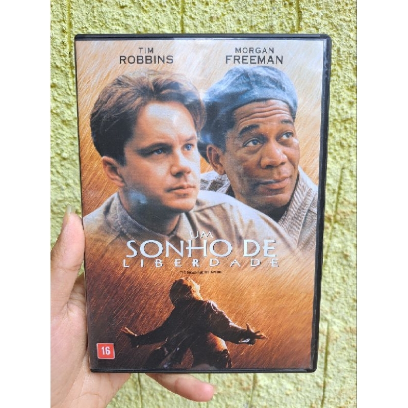 DVD Um Sonho de Liberdade 1994, Tim Robbins & Morgan Freeman Legendado ...