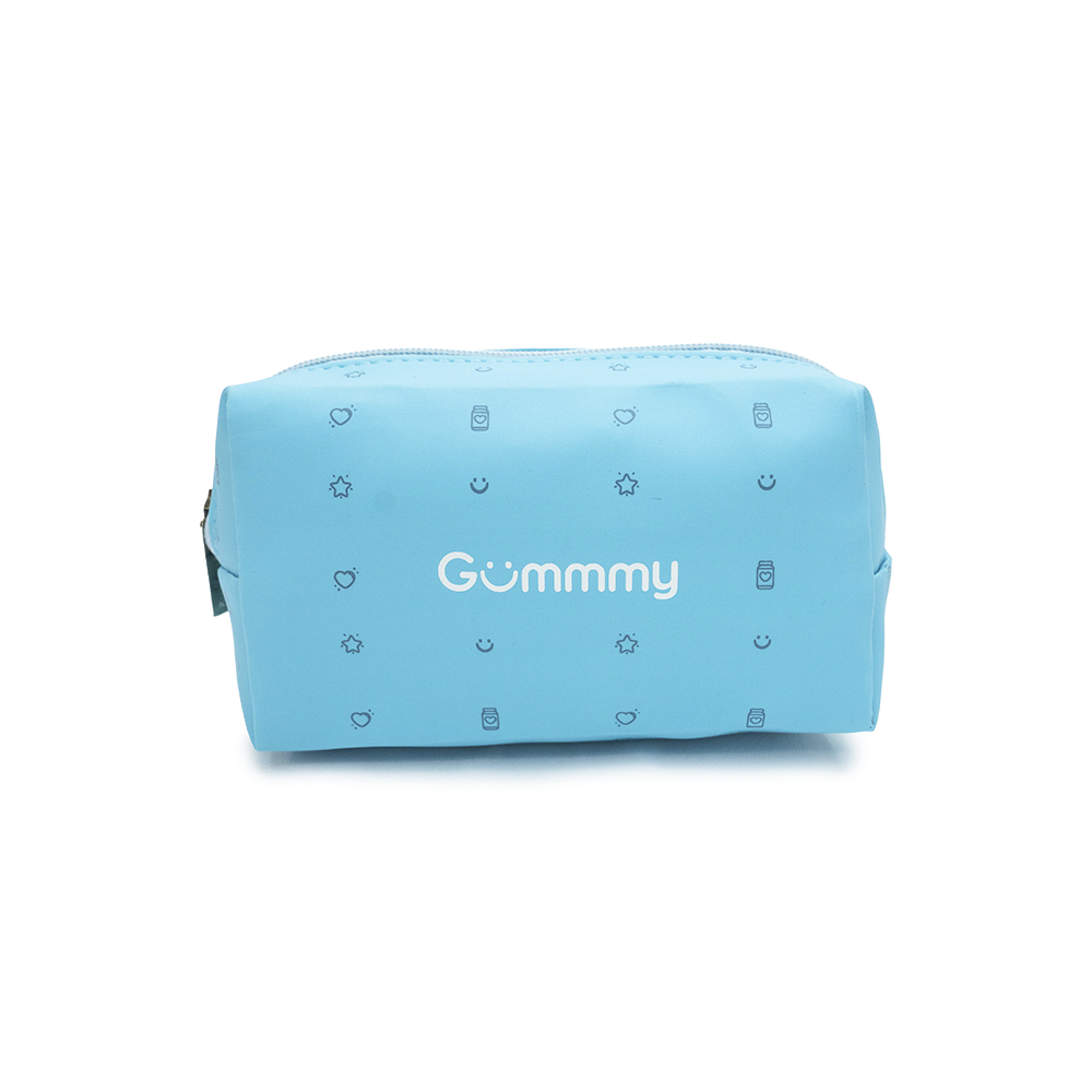 NECESSAIRE AZUL GUMMY HAIR | Shopee Brasil