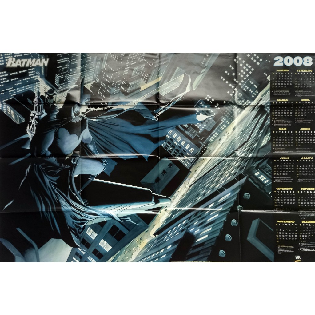 Poster Gigante Batman Alex Ross 67x100 cm DC Panini Comics | Shopee Brasil