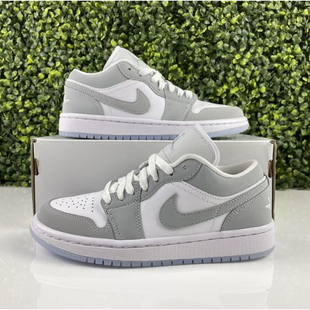 Tenis Air Jordan 1 cinza/branco Low Cano Baixo Promoção Nike | Shopee ...