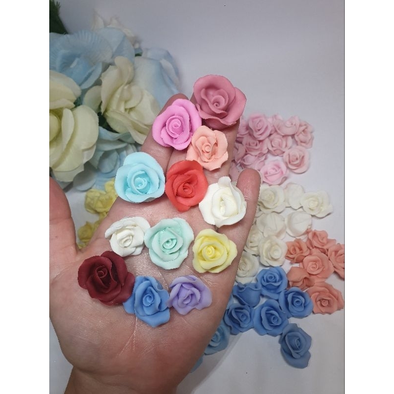 Mini Rosa kit c/10unidades 2cm | Shopee Brasil