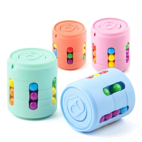 Fidget Toys Rotativa Cubo DE -LADA- Feijão Mágico Fingertip Fidget Toys ...
