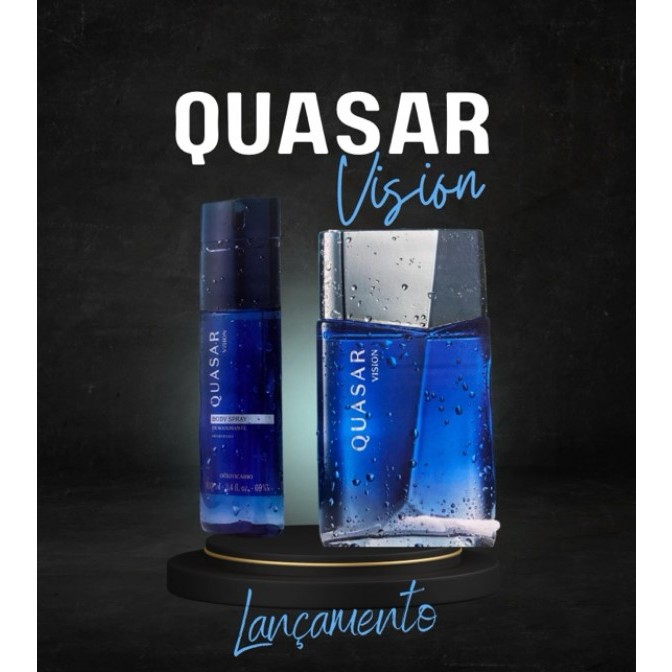 LANÇAMENTO QUASAR VISION validade 08/26 S/ caixa | Shopee Brasil