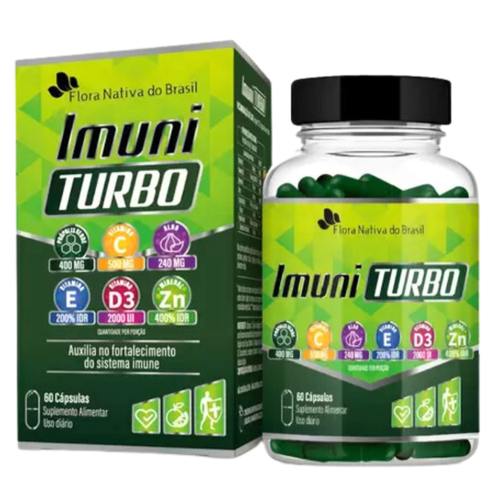 Imuni Turbo Capsula 60 Flora Nativa do Brasil | Shopee Brasil