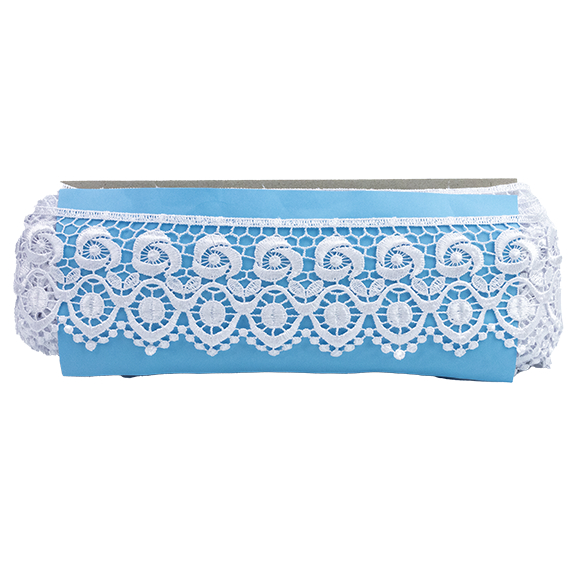 Renda Guipir Guipire Branca 7,0 cm de largura e 13,70 metros de ...