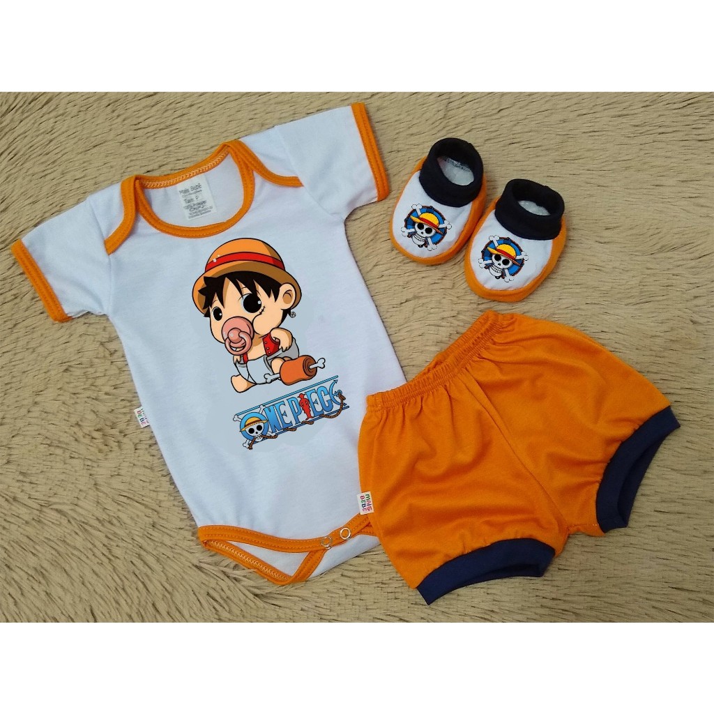 KIT BEBÊ INFANTIL ONE PIECE | Shopee Brasil