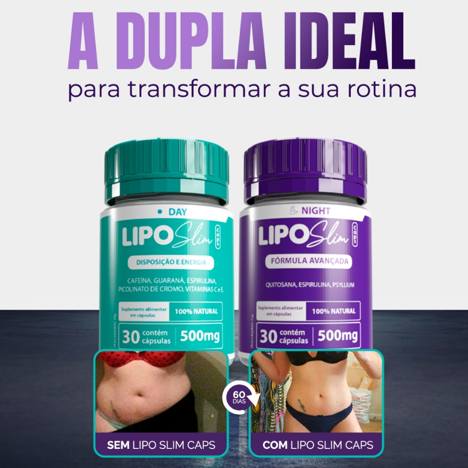 Lipo Slim Caps - kit Dia e Noite - Envio Rápido | Shopee Brasil