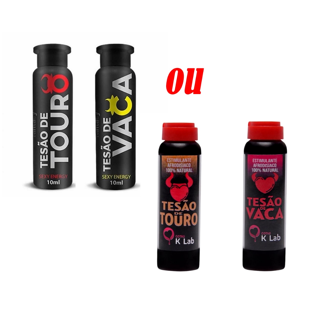 kit Tesao de Vaca / Tesao de Touro 10 ml - Afrodisiaco Natural ...