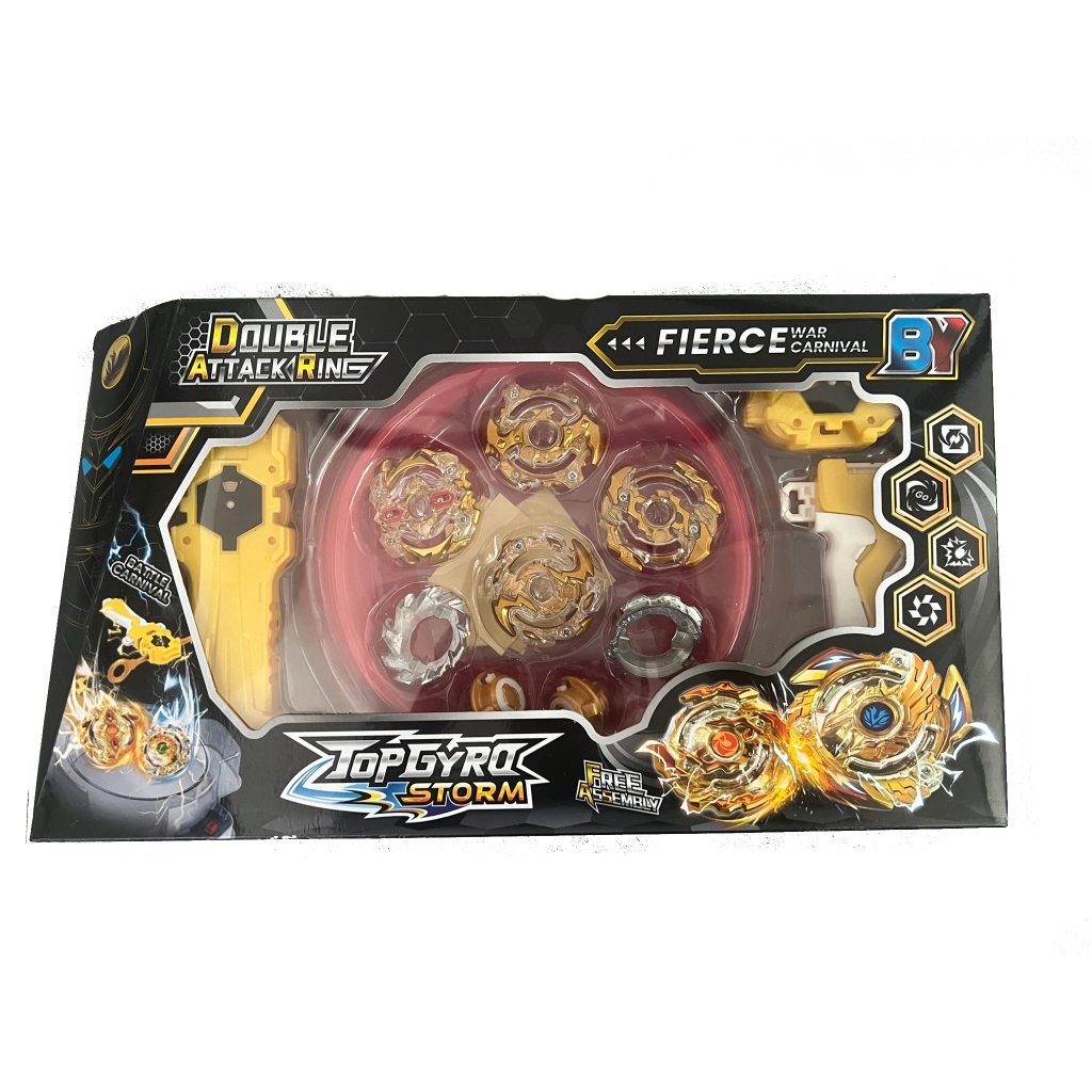 kit beyblade burst 4 in 2 com lançador varios modelos | Shopee Brasil