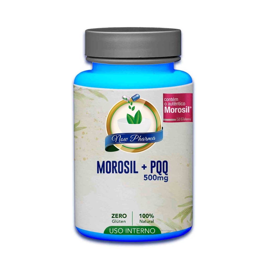 Morosil + Pqq 500mg 30 Capsulas Autentico - Now Pharma | Shopee Brasil