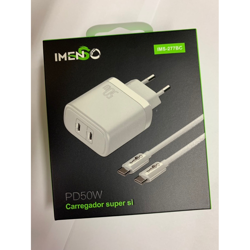 Carregador Rápido imenso 277bc 50w Super Si Mini Usb C | Shopee Brasil