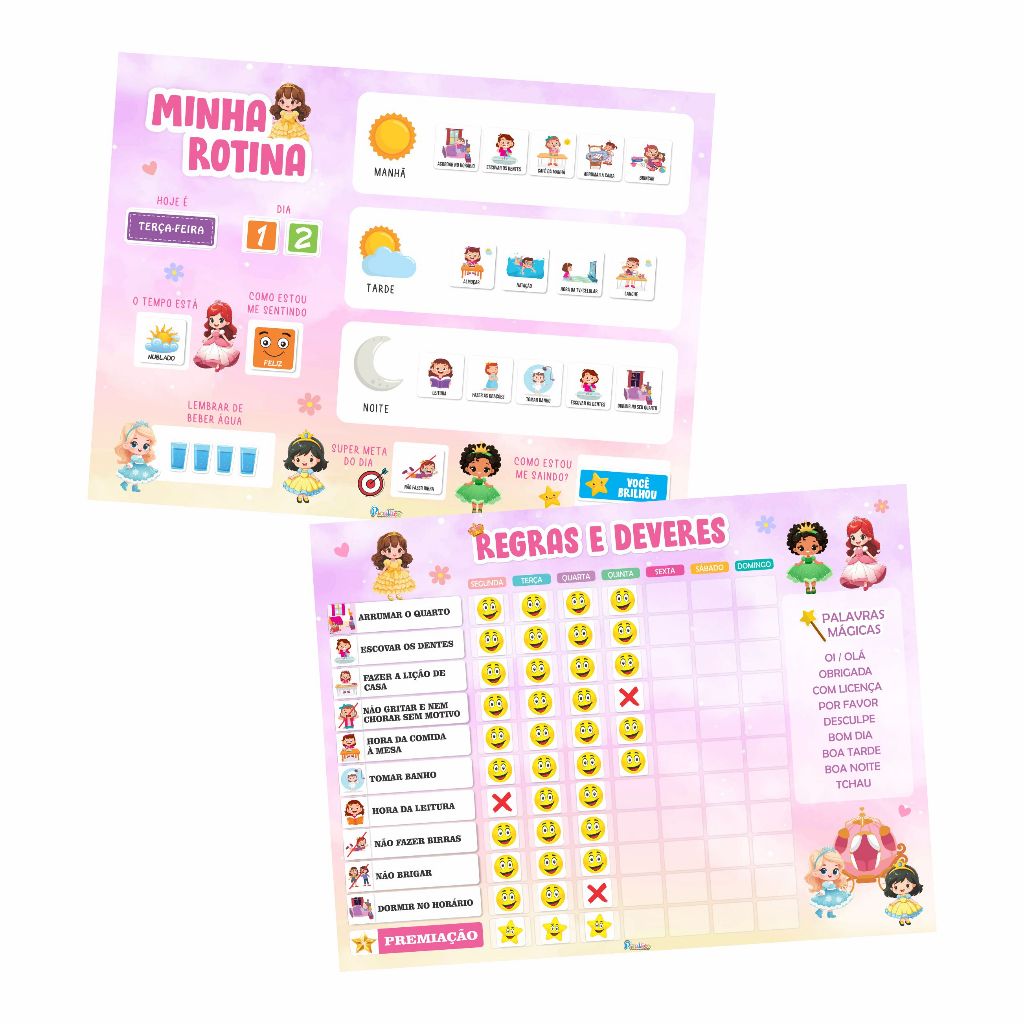 Kit Quadros Educativo Infantil Quadro De Incentivo E Regra Quadro De