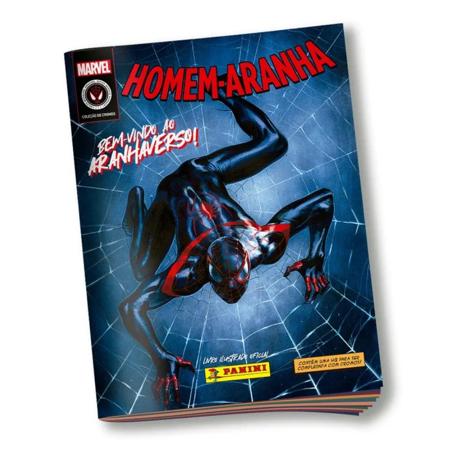 Álbum Homem Aranha Bem-vindo Ao Aranhaverso! (Capa Cartão) | Shopee Brasil