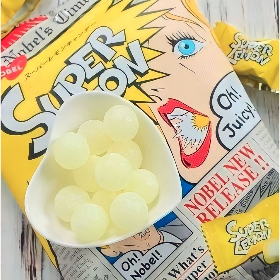 Bala Azeda Super Lemon Nobel - Sabor: Limão - 84g | Shopee Brasil