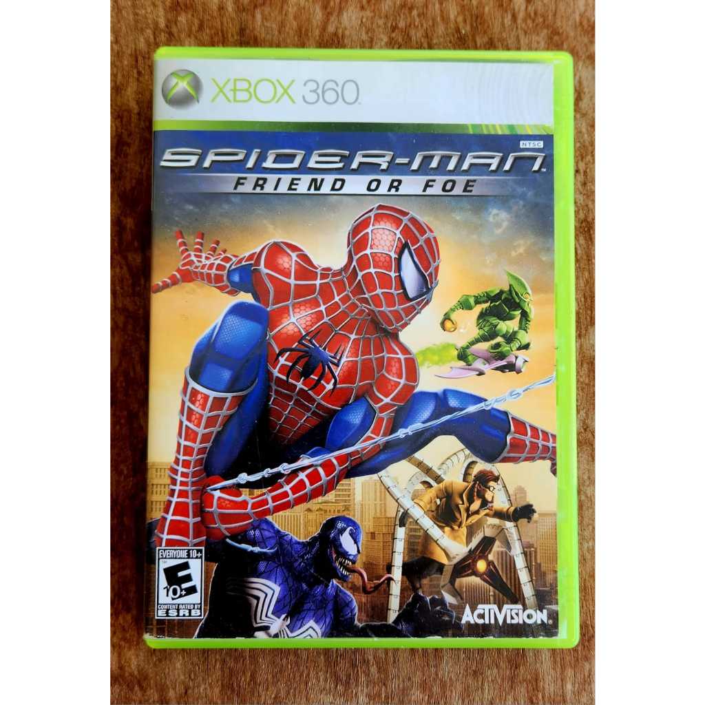 Spider-man Friend Or Foe (mídia Física Completa) - Xbox 360 | Shopee Brasil