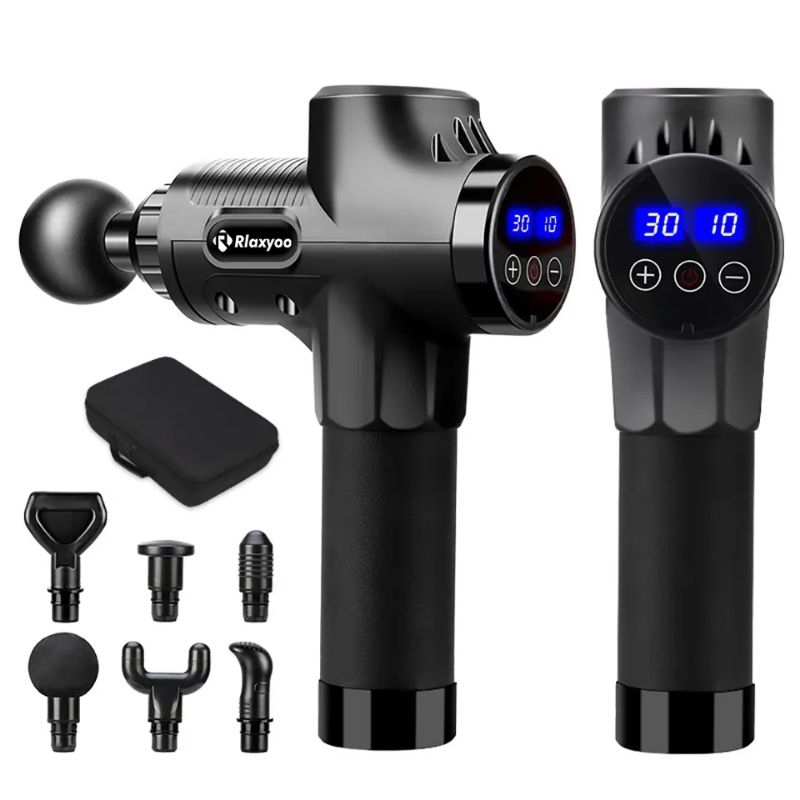 Massageador Rlaxyoo S1/S2/S3 Pistola muscular-Massageador de percussão ...