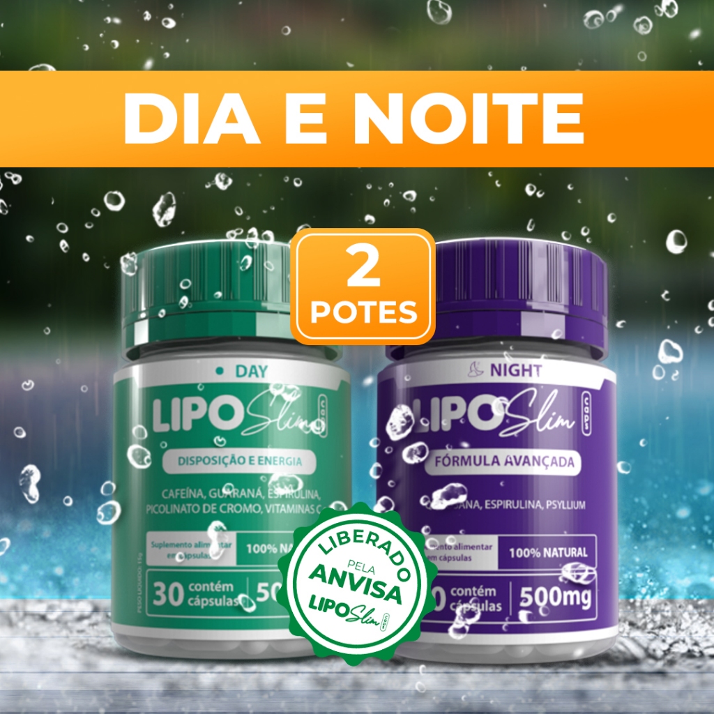 Kit Lipo Slim Caps Dia e Noite - Envio Imediato | Shopee Brasil
