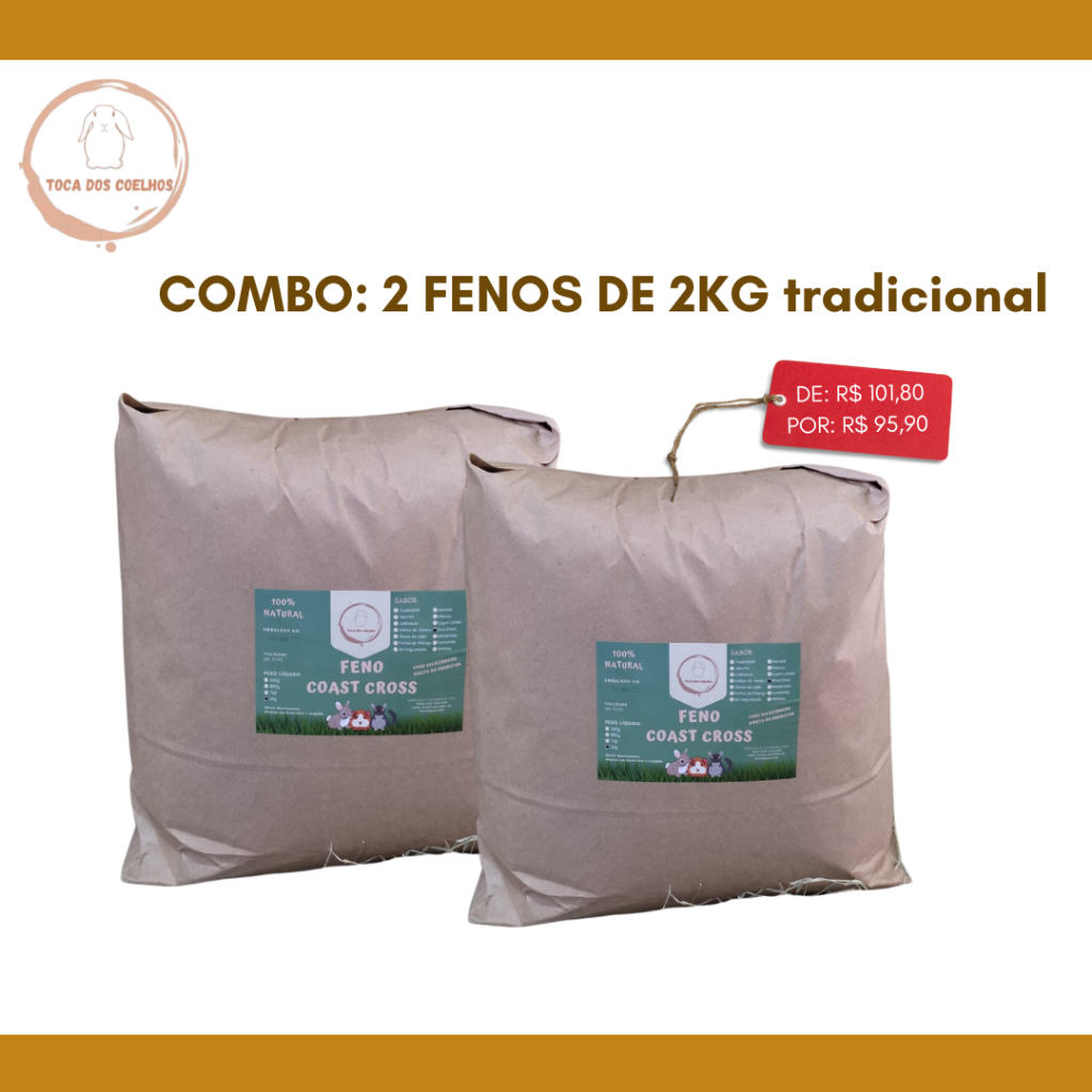 kit: 2 fenos tradicional de 2kg cada | Shopee Brasil