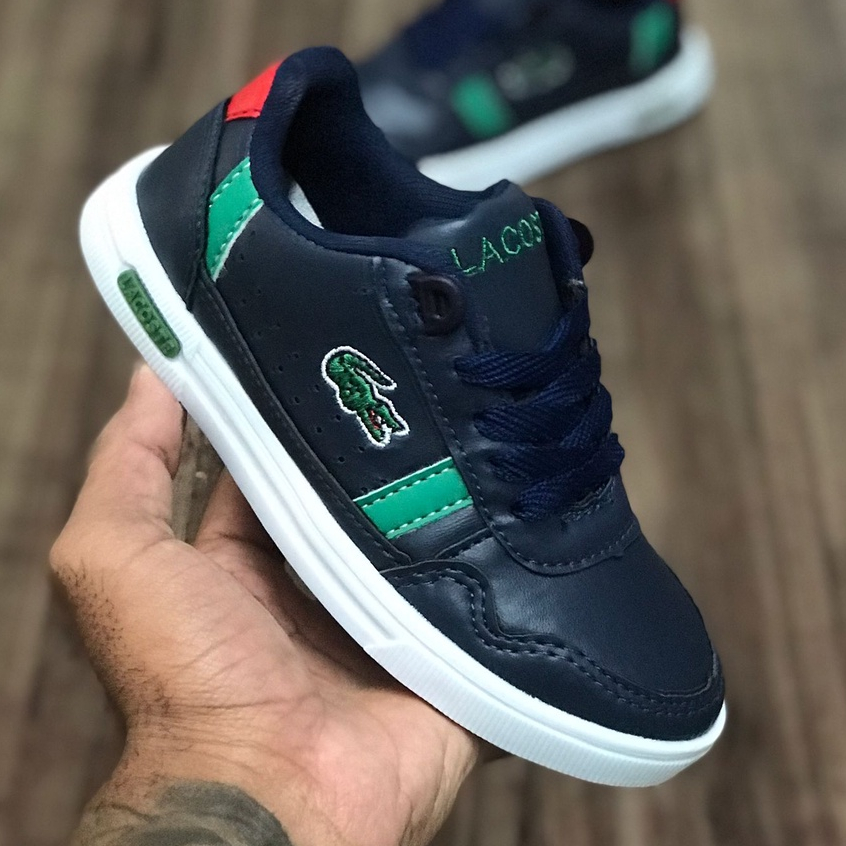 tenis lacoste infantil modelo 2023 cardaço garanta já envio rapido ...