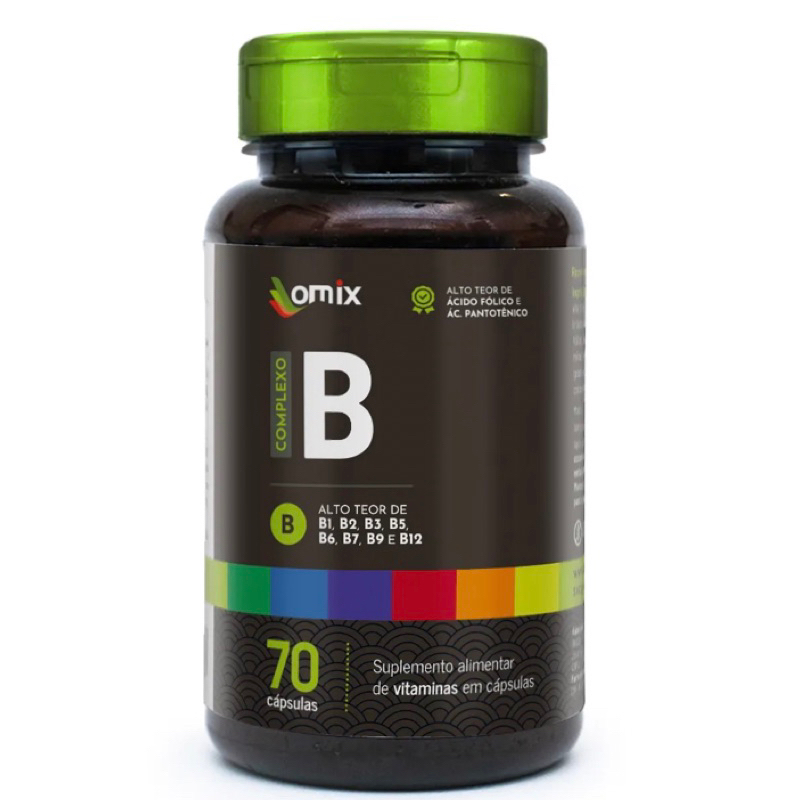 Complexo B 70 cápsulas Omix | Shopee Brasil