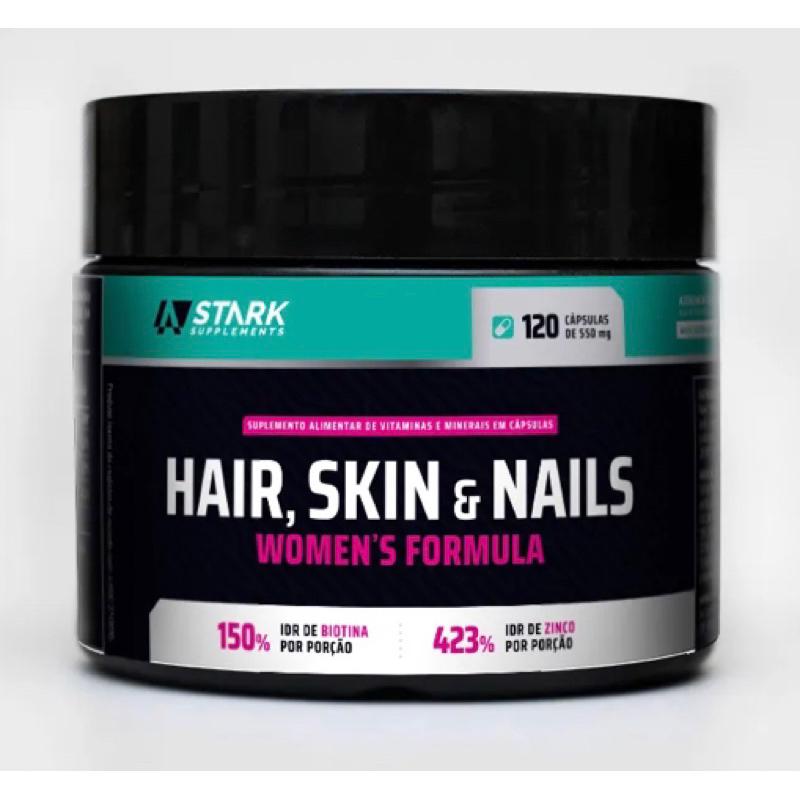 Hair, Skin & Nails - Women's Formula - 120 Cápsulas 550mg Stark ...