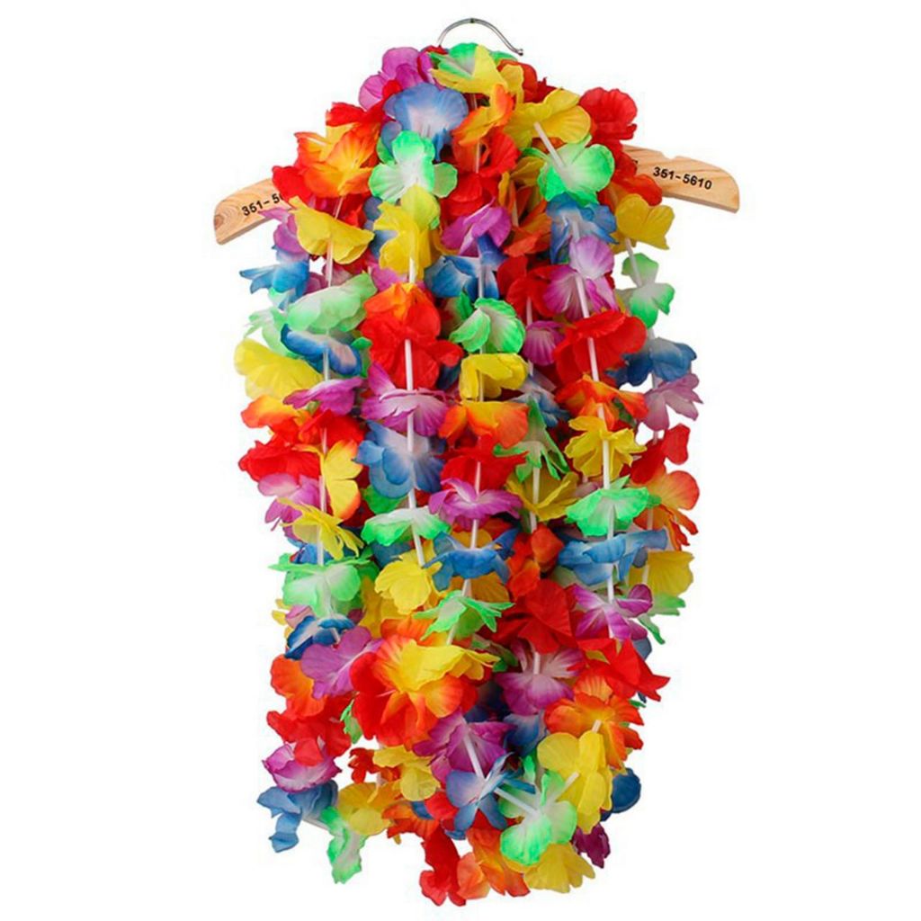 Kit 12 Colar Havaiano Floral Colorido Para Festas Luau, Carnaval, Frevo ...