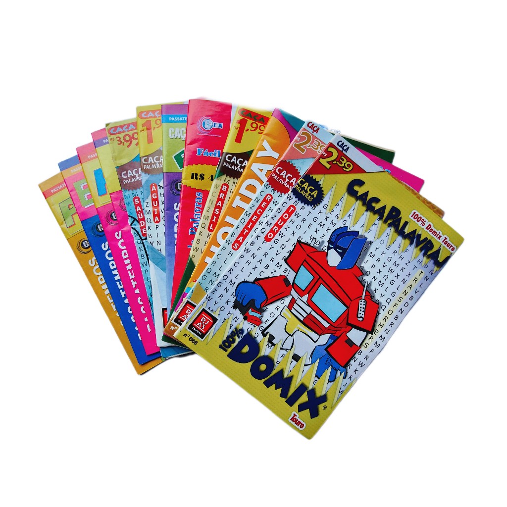 1000 Caça Palavras Cruzada Numerix Letrix Sortidos | Shopee Brasil