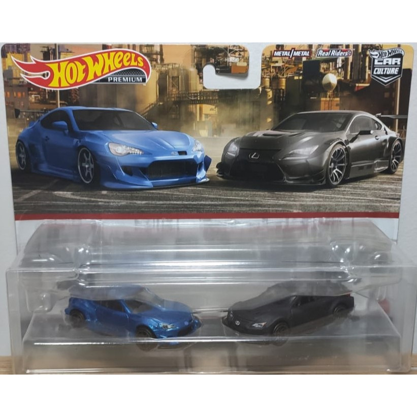 Hot Wheels Car Culture Pandem Subaru BRZ + Lexus RC F GT3 | Shopee Brasil
